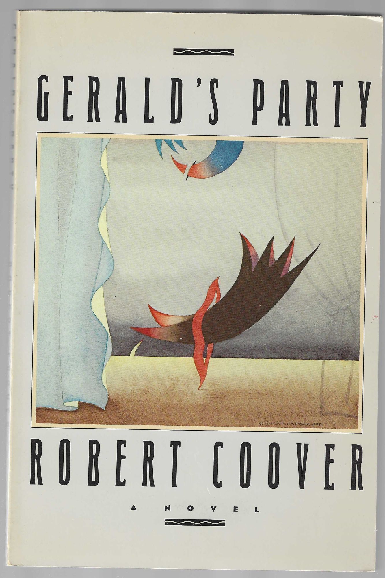 Gerald's Party Advance Reading Copy | Robert Coover | Advanced Reading ...